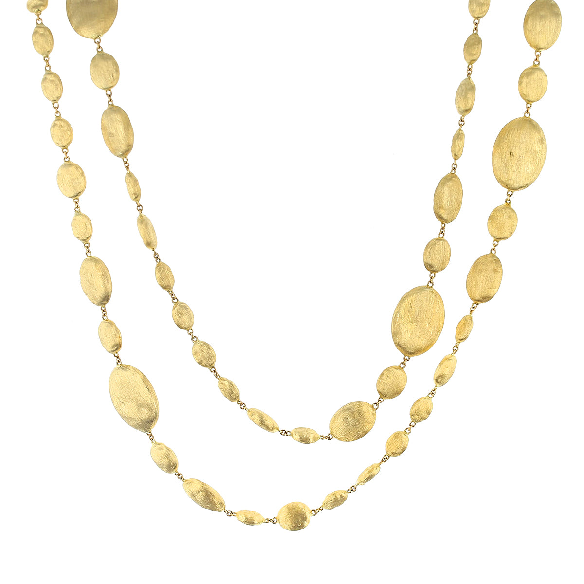 36-Inch 18K Yellow Gold Sivigila Long Necklace | Schiffman's Jewelers