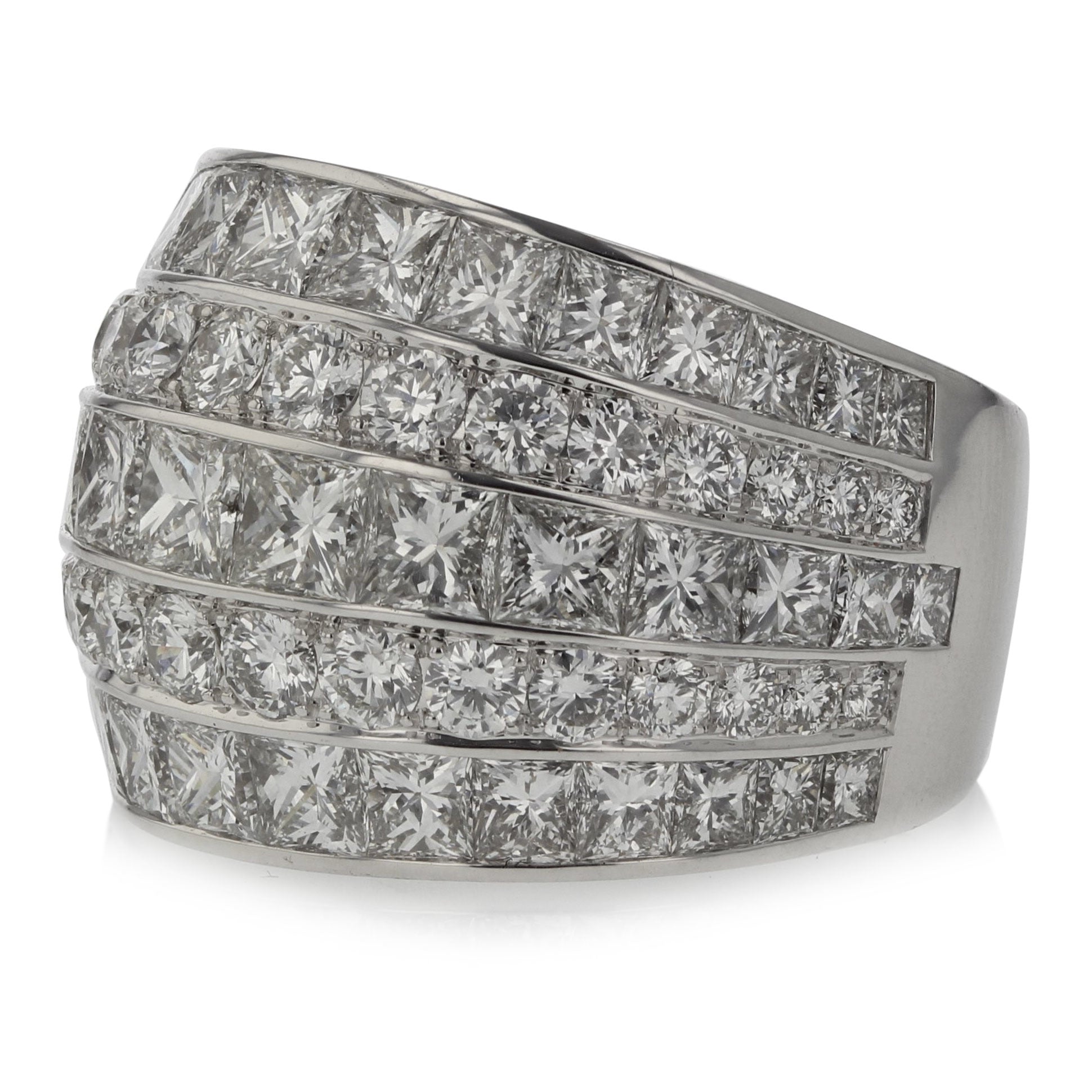 5 Row Diamond Ring | Schiffman's Jewelers