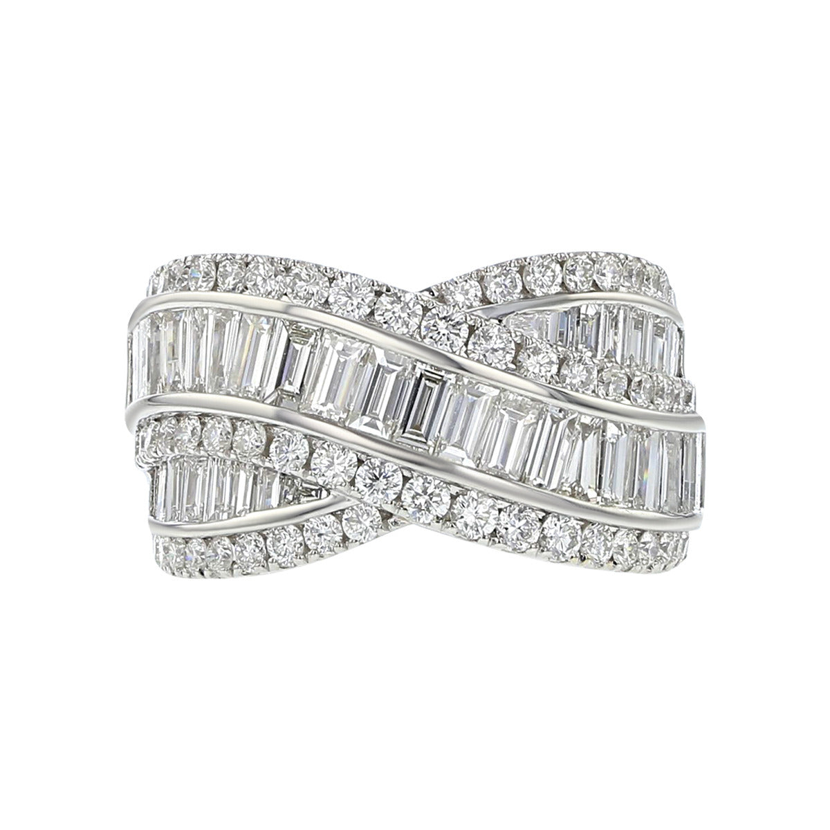 Krypell Collection Diamond Overlap Ring | Schiffman's Jewelers