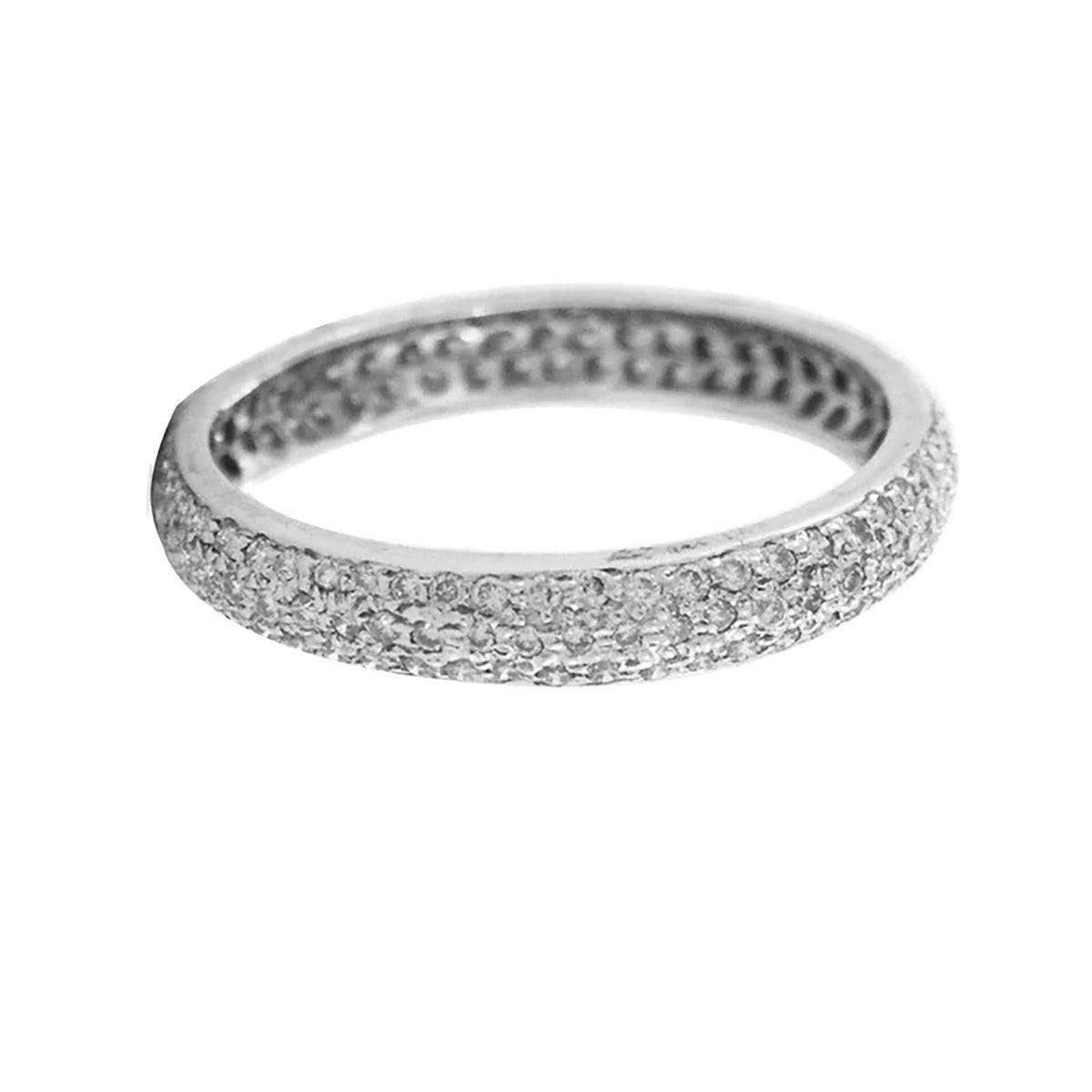 Tire White Diamond Band | Schiffman's Jewelers