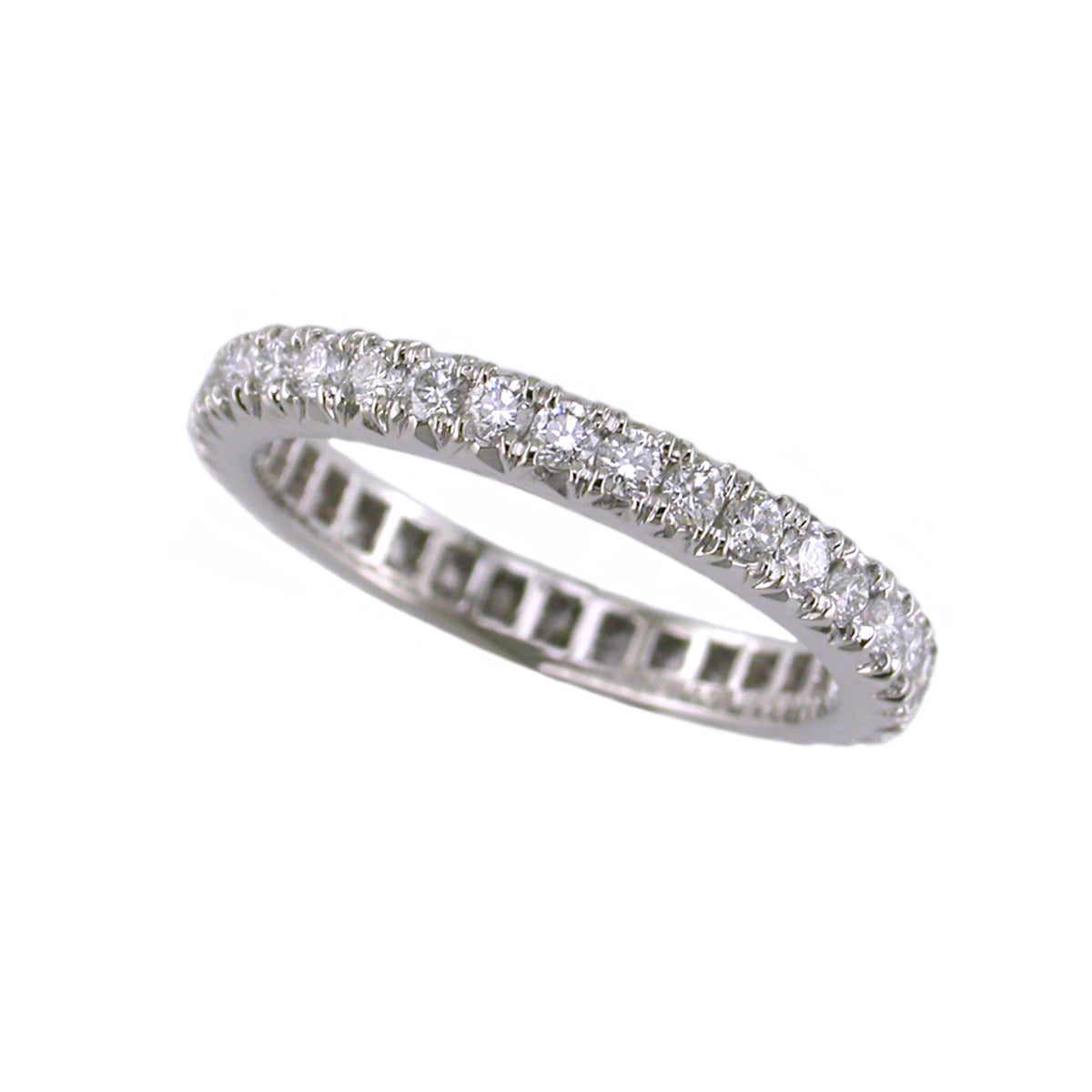 Platinum Diamond Eternity Wedding Band | Schiffman's Jewelers