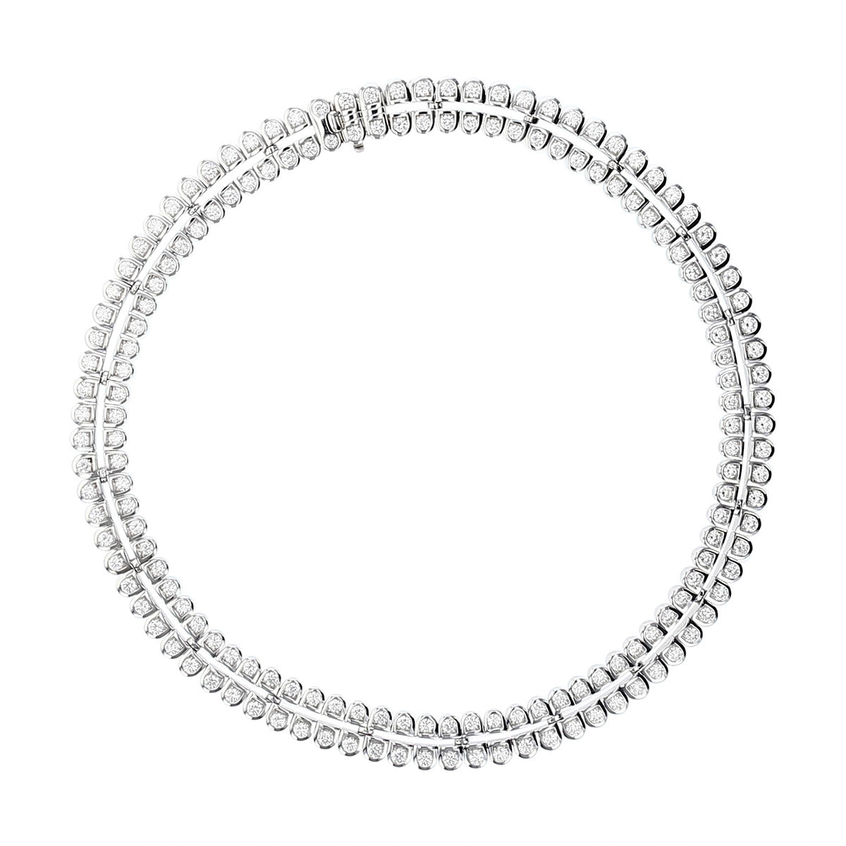 Scallop Artisan Pave 14-Inch Necklace | Schiffman's Jewelers
