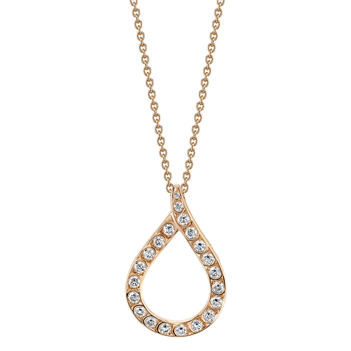 Scallop Pear Pendant | Schiffman's Jewelers