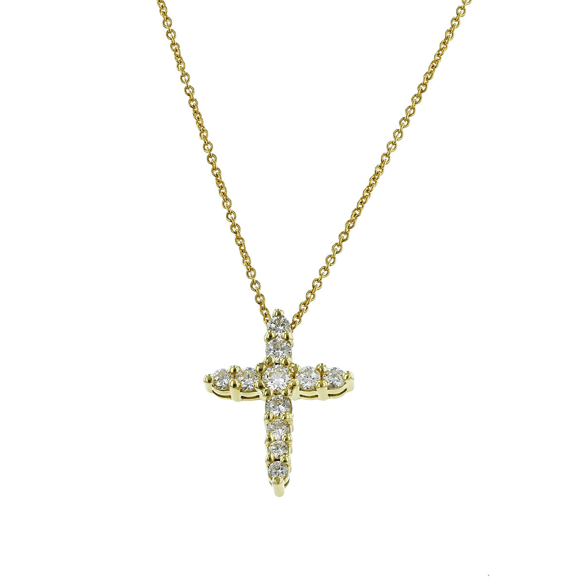 18K Diamond Cross Pendant | Schiffman's Jewelers | Schiffman's Jewelers