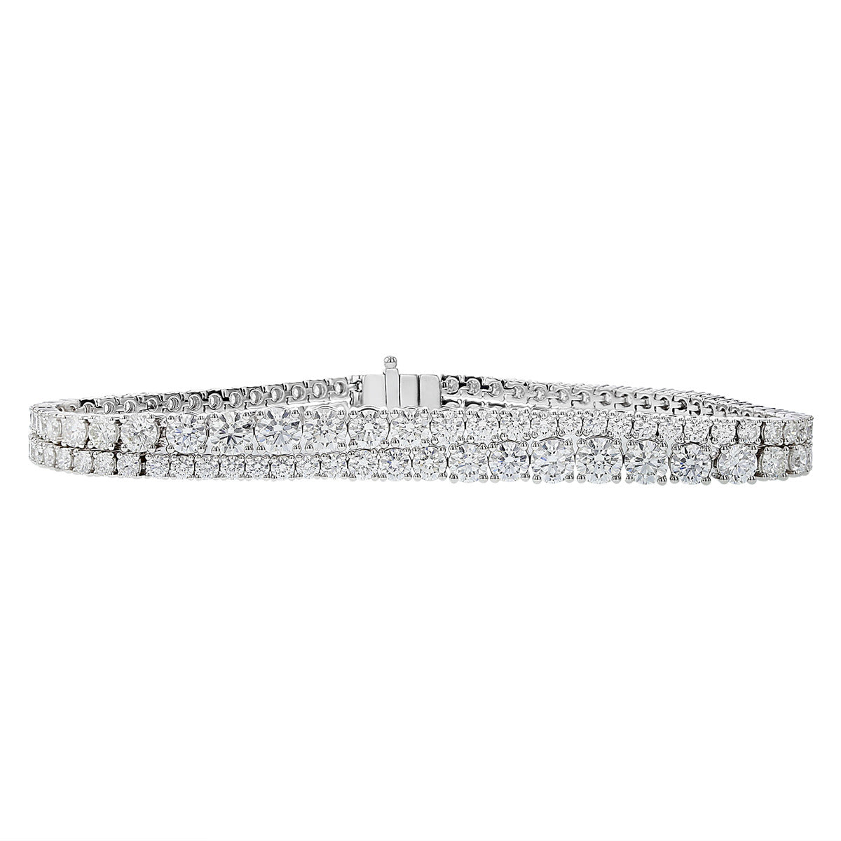 Two Row Graduated Diamond Line Bracelet | Schiffman's Jewelers