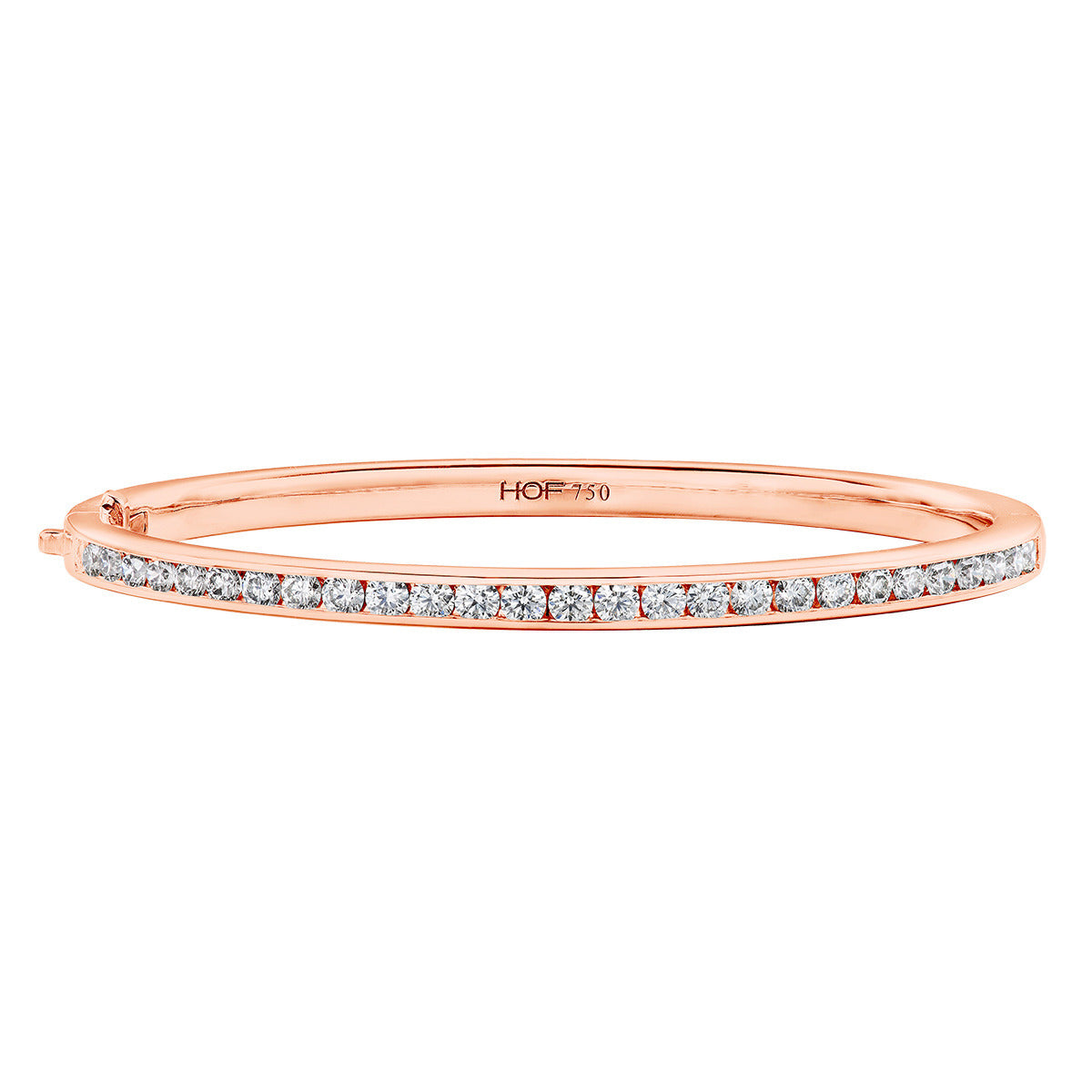 HOF Classic Channel Set Bangle | Schiffman's Jewelers