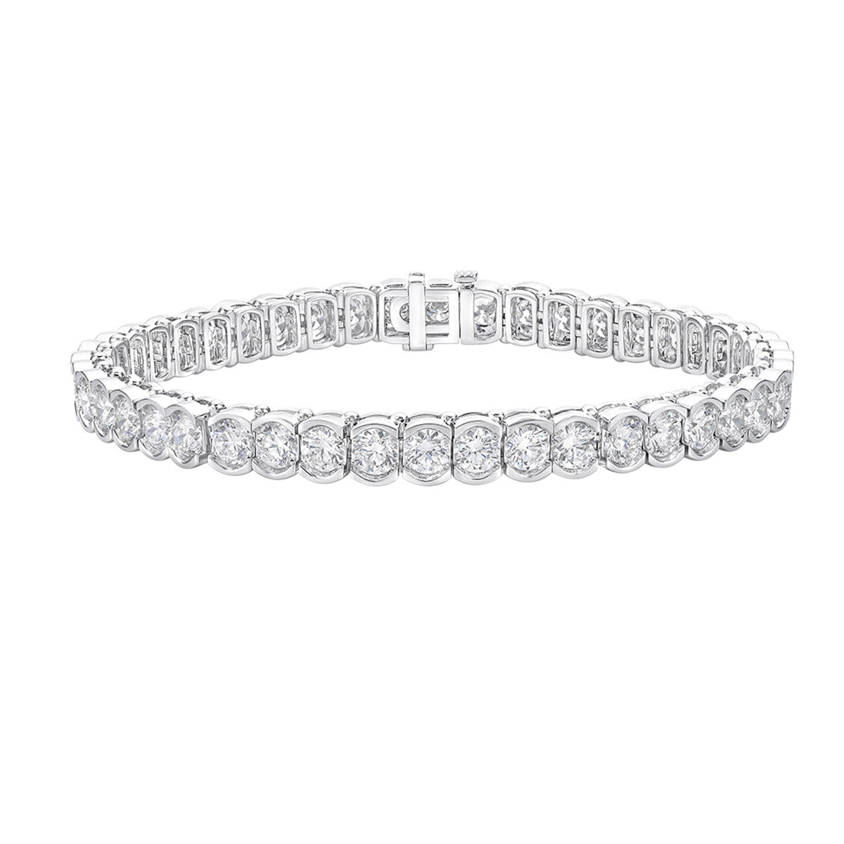 Oval Illusion Diamond Bracelet | Schiffman's Jewelers