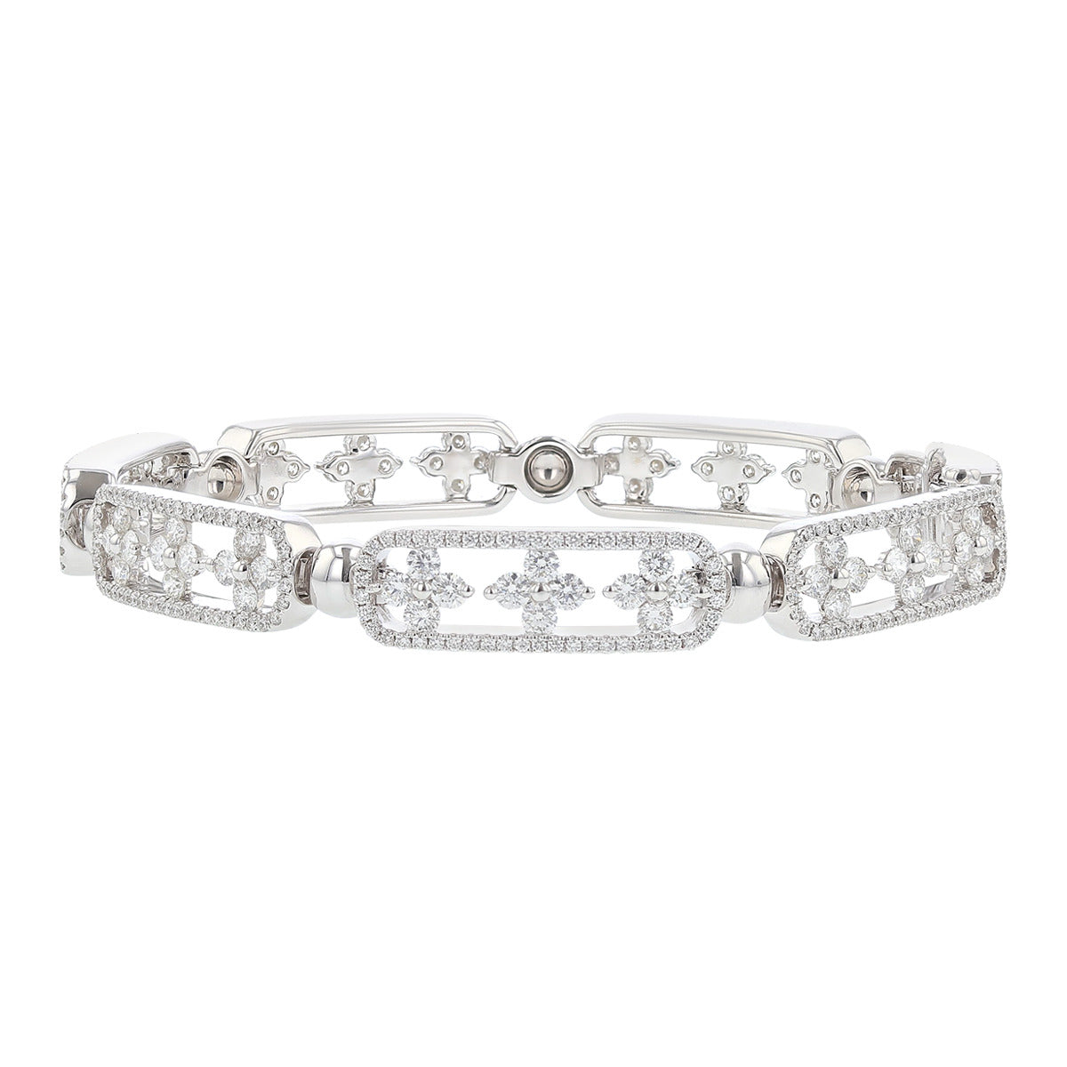 Precious Pastel Diamond Link Bracelet | Schiffman's Jewelers