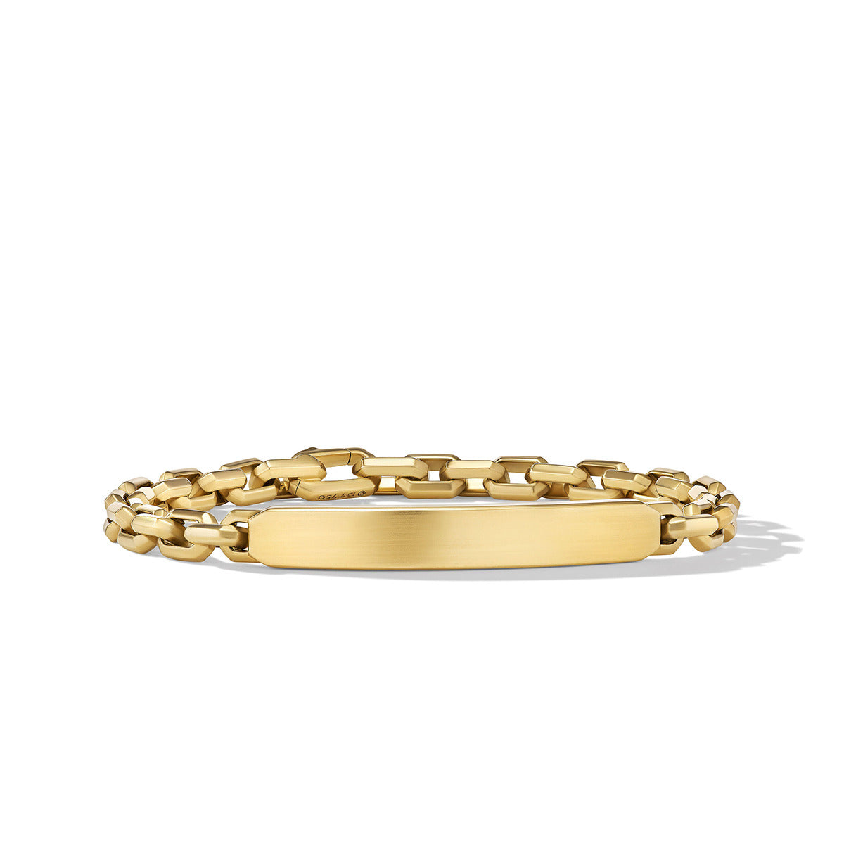 Streamline ID Bracelet in 18K Yellow Gold | Schiffman's Jewelers