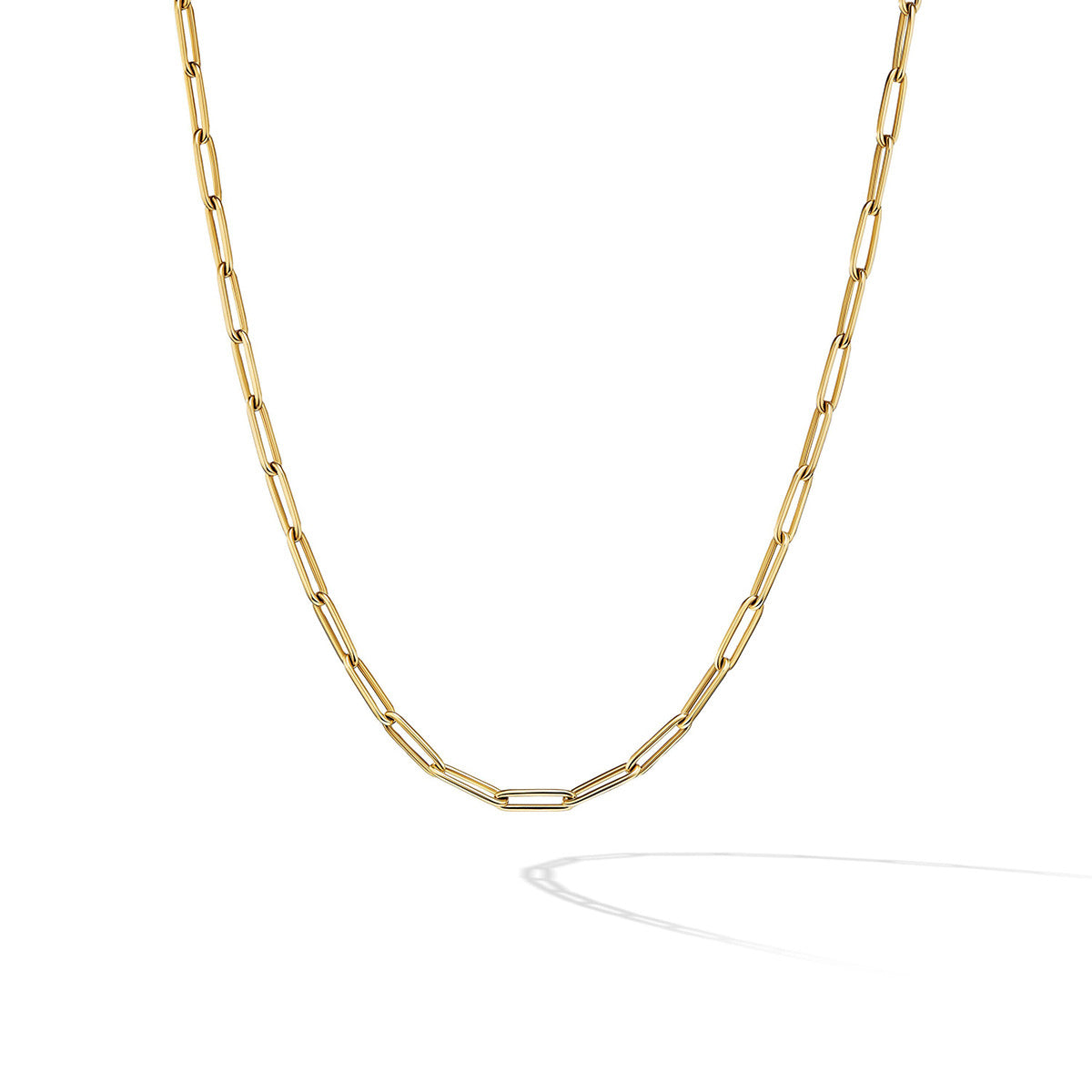 Chain Link Necklace in 18K Yellow Gold | Schiffman's Jewelers