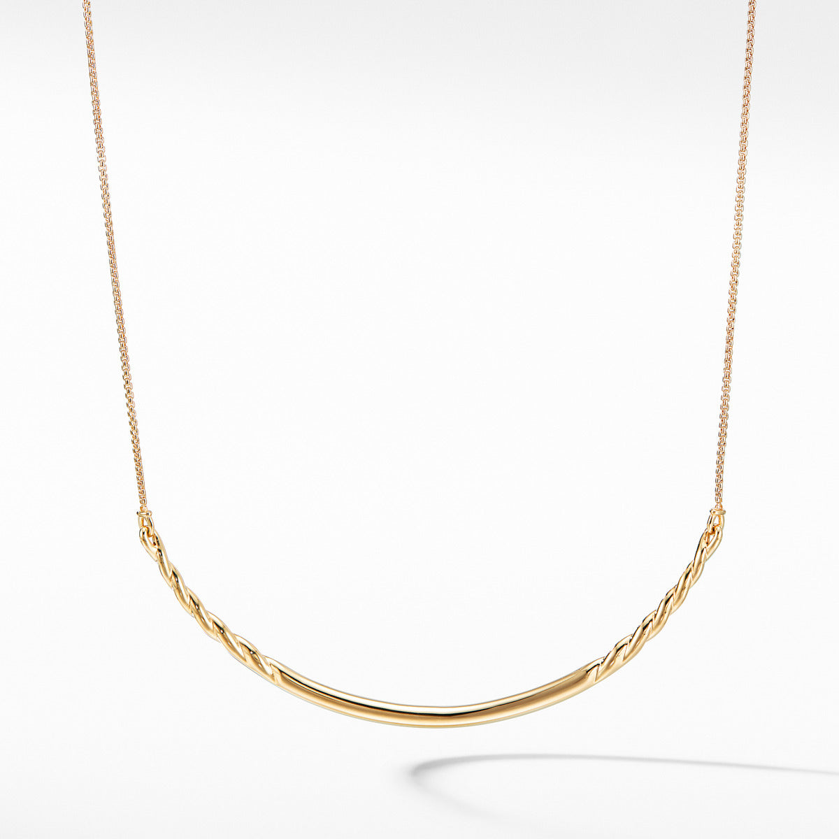 Pure Form Collar Necklace in 18K Gold | Schiffman's Jewelers