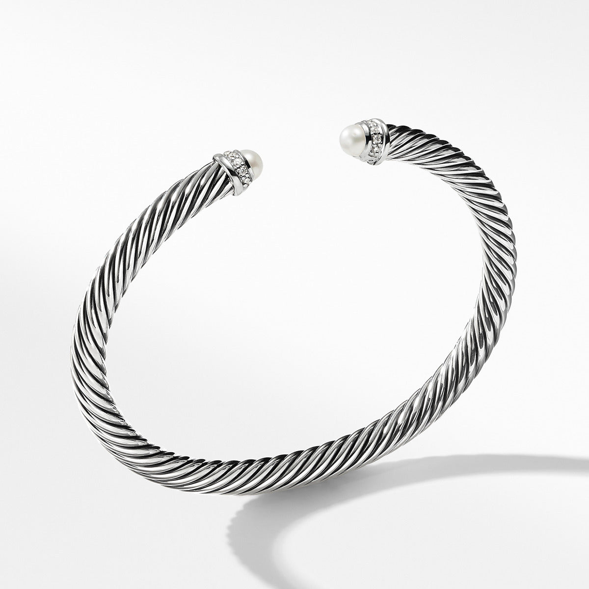 Cable Classics Bracelet with Pearls and Diamonds | Schiffman's Jewelers