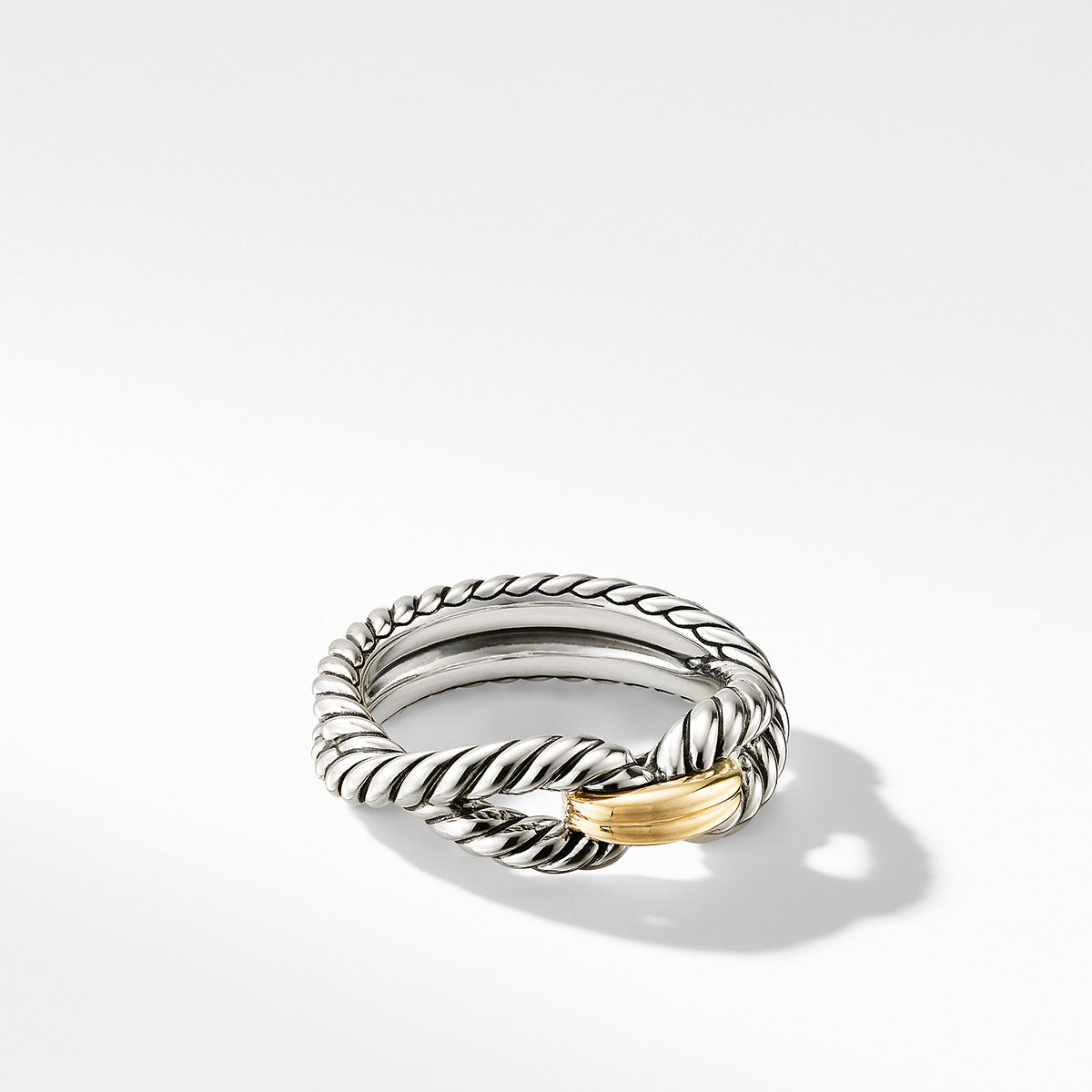 Cable Loop Ring with 18K Gold | Schiffman's Jewelers | Schiffman's Jewelers